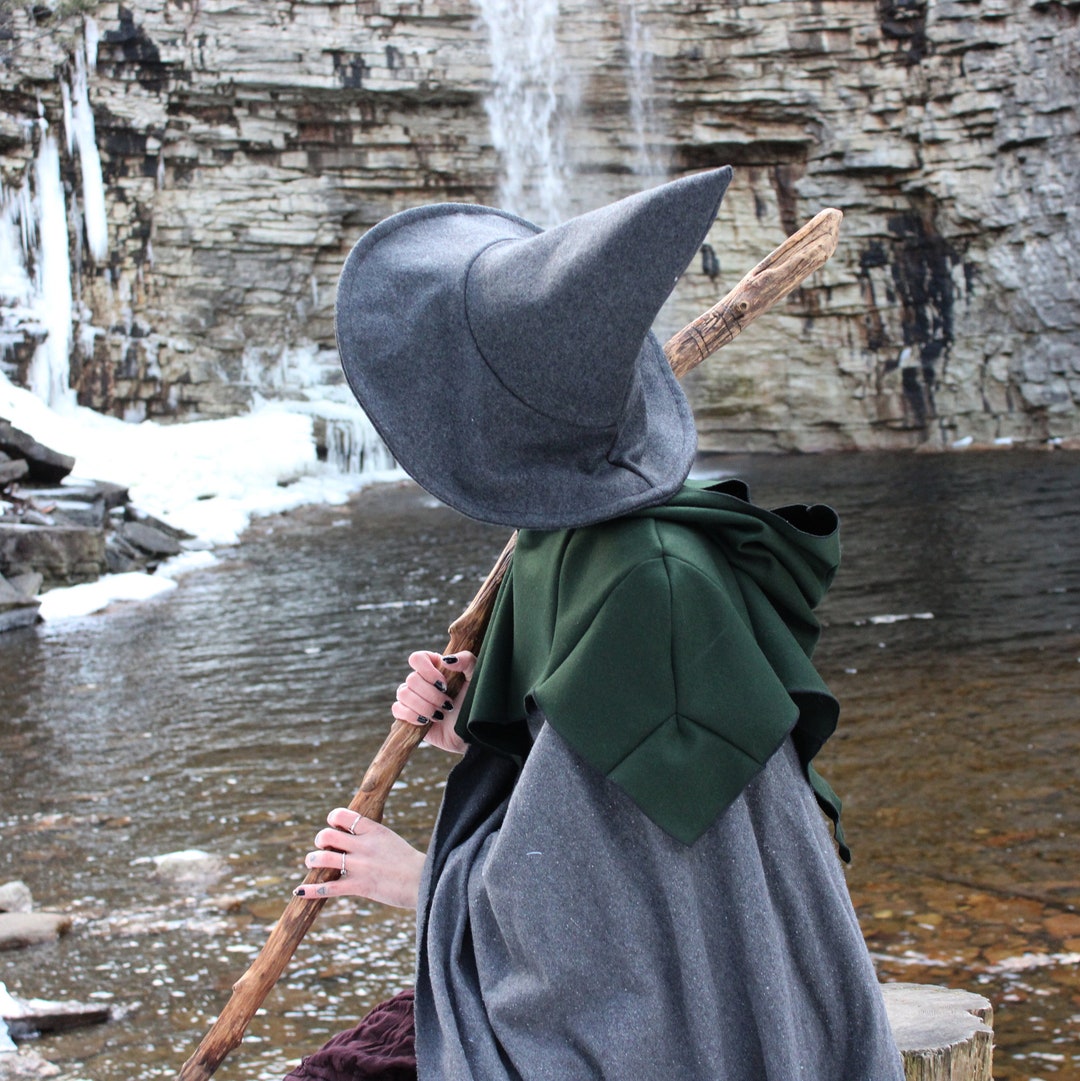 Handmade High Quality Wool Wizard Witch Hat - Etsy