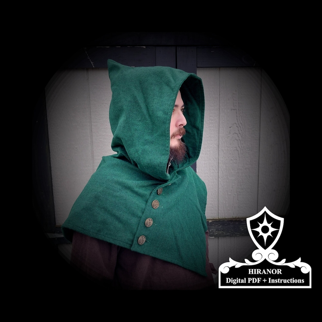 PDF Digital Medieval Hood Pattern - Etsy
