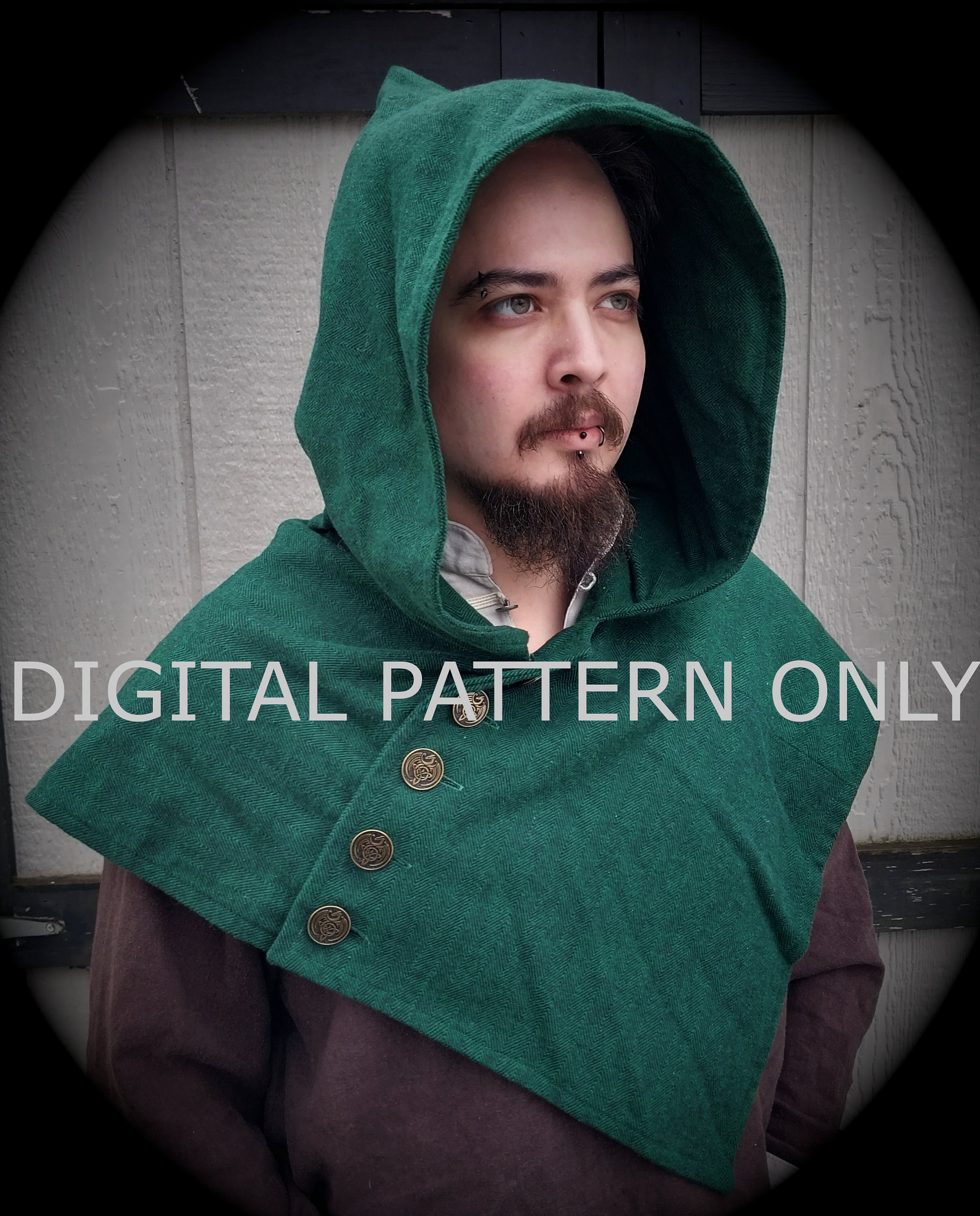 PDF Digital Medieval Hood Pattern
