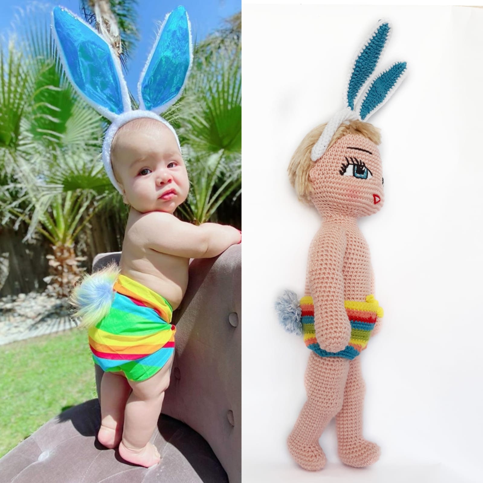 Look Alike Doll Portrait Reborn Soft Cotton Amigurumi Yarn - Etsy