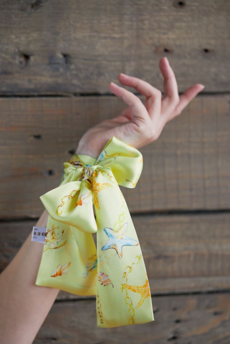 Skinny Scarf Wrist Scarf Hair Ribbon Hairband Neck Scarf - Etsy