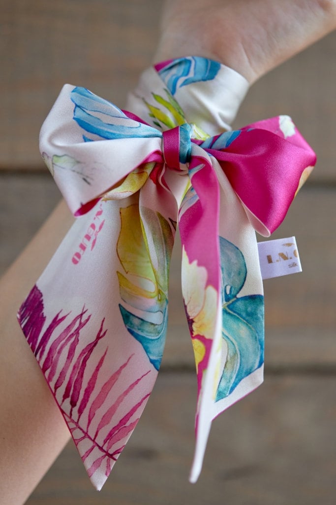 Skinny Scarf, Wrist Scarf, Hair Ribbon, Neck Scarf - Etsy