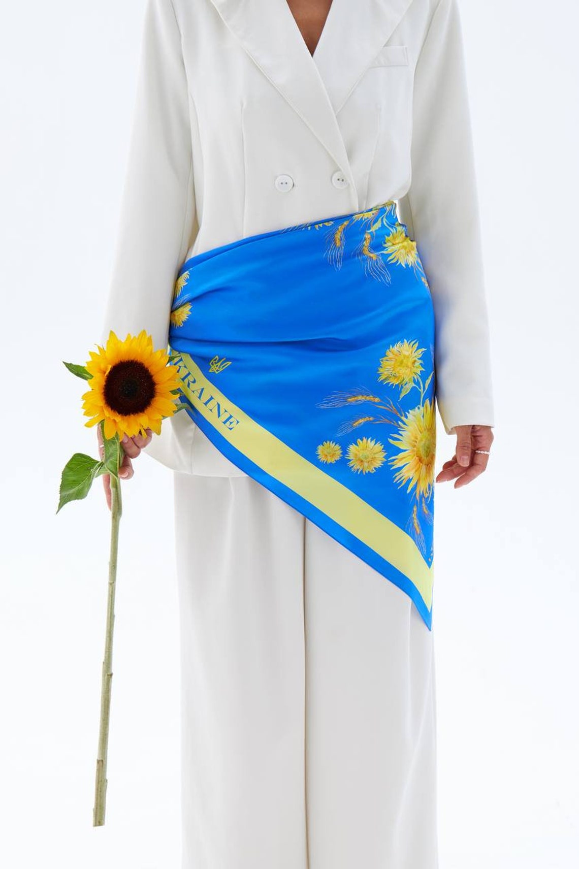 Silk Scarf ukraine, Art Silk Scarf, Designer Scarf - Etsy