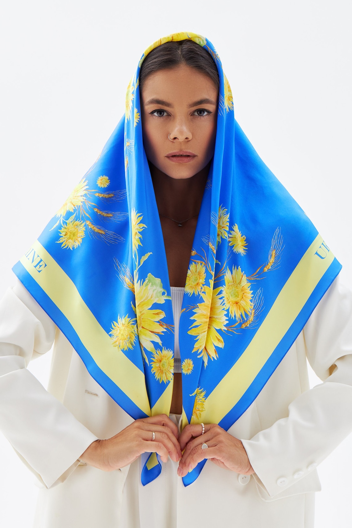 Silk Scarf ukraine, Art Silk Scarf, Designer Scarf - Etsy