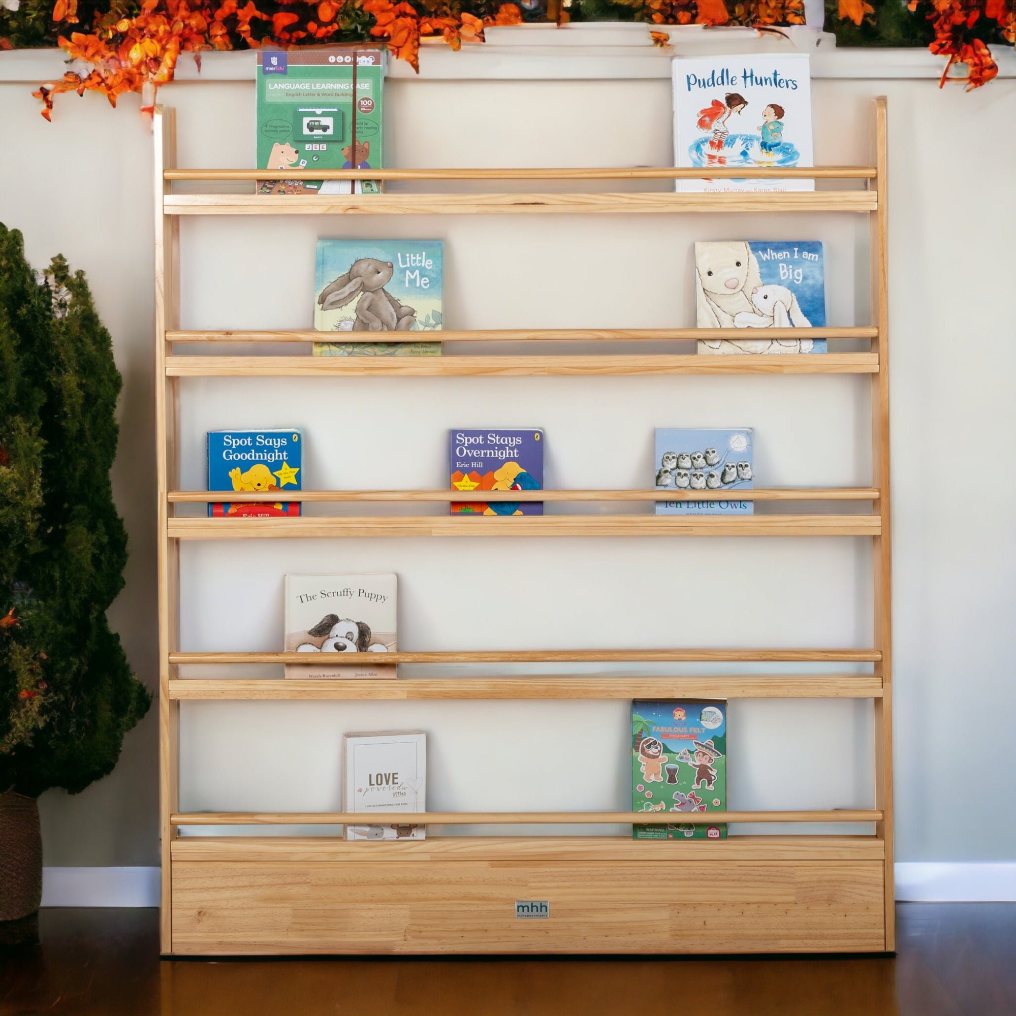 Little Readers Book Shelf - Varnished - Etsy