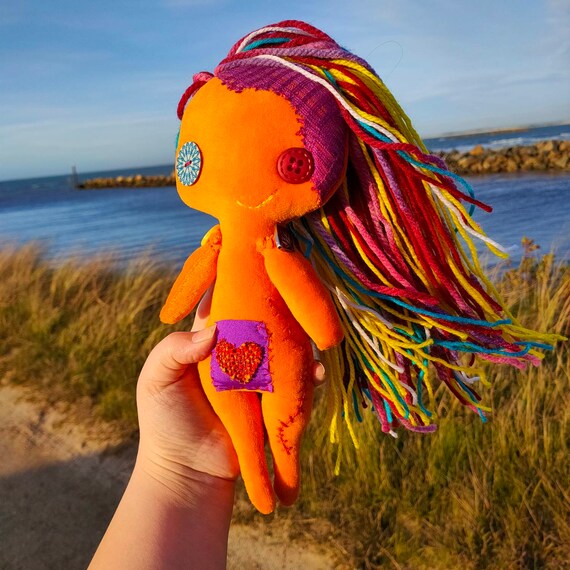 Orange vudoo doll OOAK Dolls & Miniatures Art Dolls etna.com.pe
