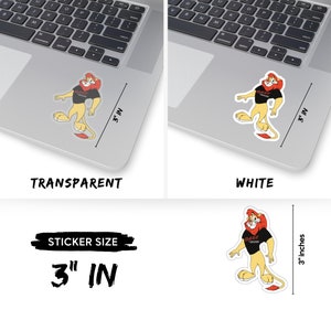 Daren the Lion DARE Program Mascot Kiss-cut Sticker - Etsy