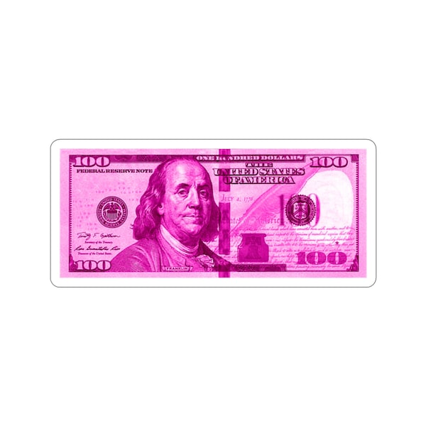 Personalized Dollar Bill Stickers - Etsy