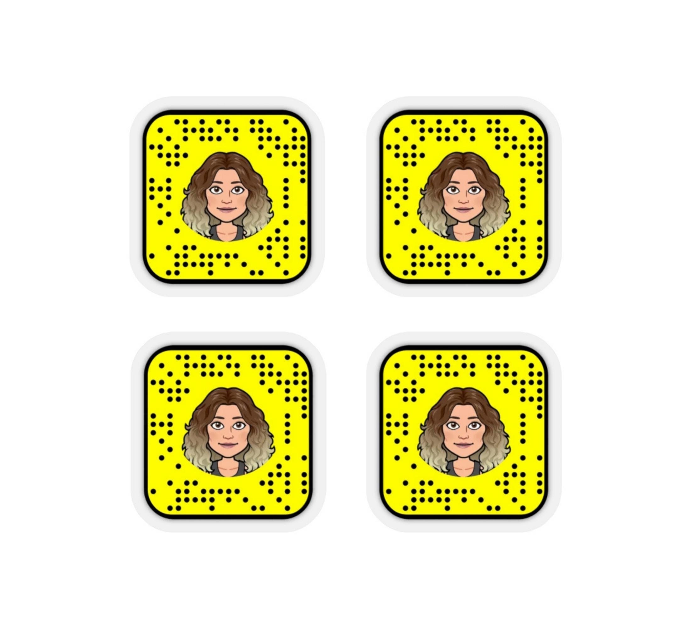 Custom Snapchat Bitmoji Snapcode QR Scan Stickers - Premium Vinyl Kiss ...