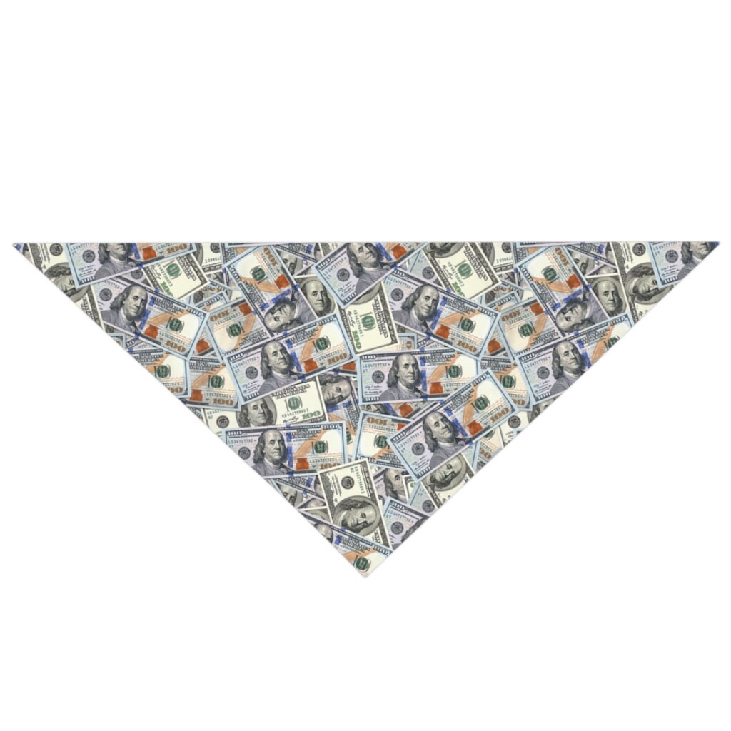 Hundred Dollar Bills Money Dog Bandana All Over Print - Etsy