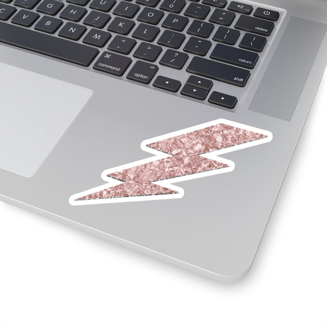 Pink Lightning Bolt Sticker - Etsy