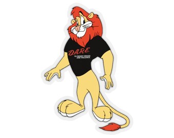 Dare Lion Vector Clipart