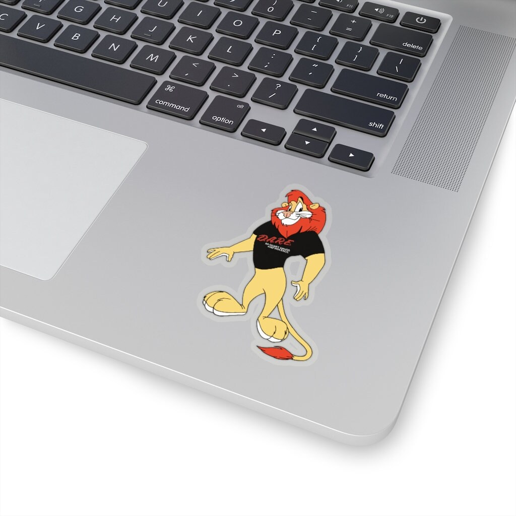 Daren the Lion DARE Program Mascot Kiss-cut Sticker - Etsy