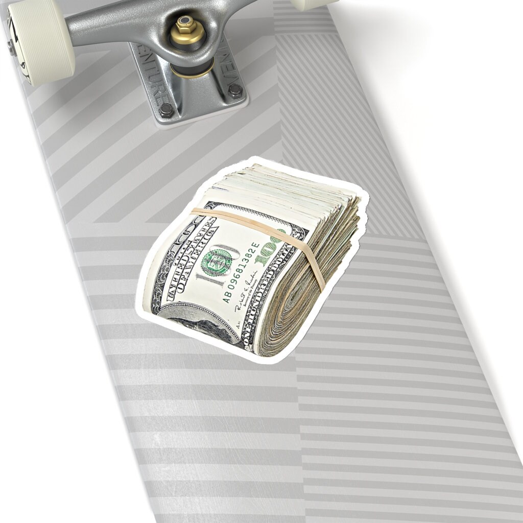 Banded Money Stack Sticker - Etsy