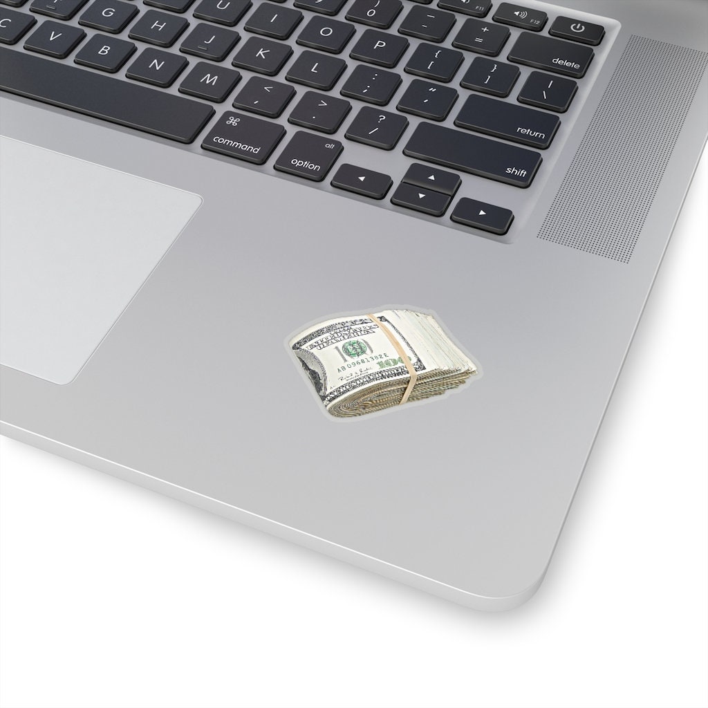 Banded Money Stack Sticker - Etsy