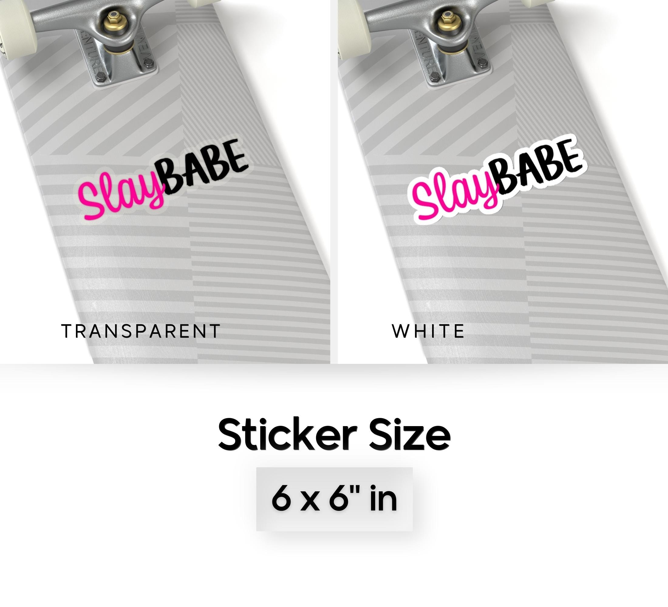 Slay Babe Sticker Cute Mini Stickers for Women Entrepreneurs and Boss ...
