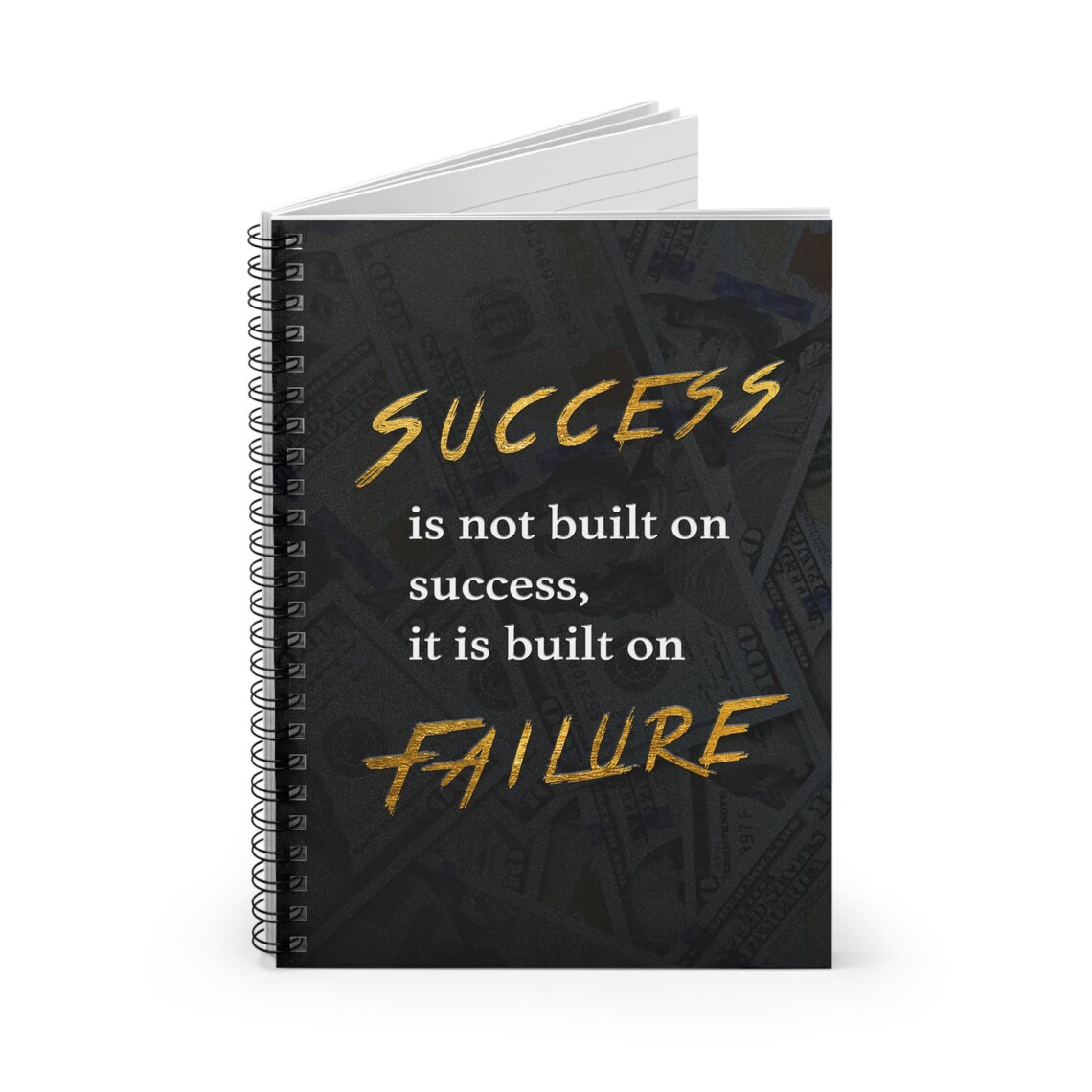 Success is Built on Failure Motivational Notebook - Etsy