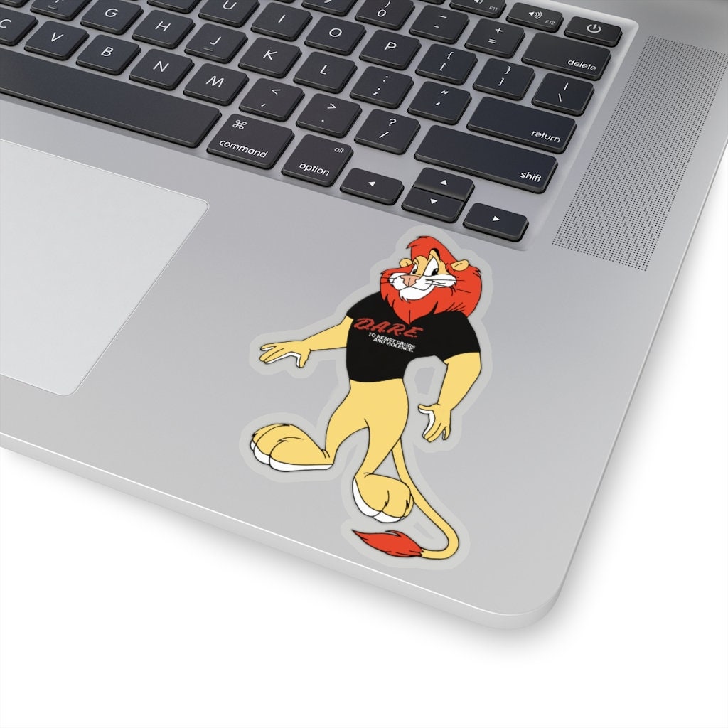 Daren the Lion DARE Program Mascot Kiss-cut Sticker - Etsy