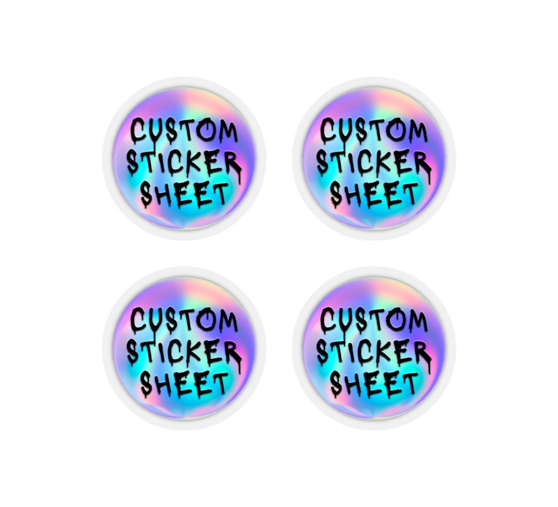 Custom Sticker Sheet - Make Your Own Stickers - Etsy