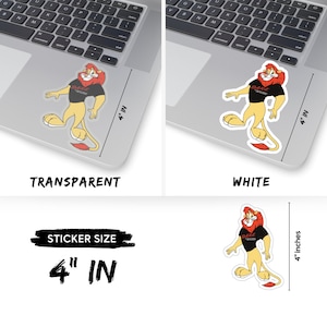 Daren the Lion DARE Program Mascot Kiss-cut Sticker - Etsy