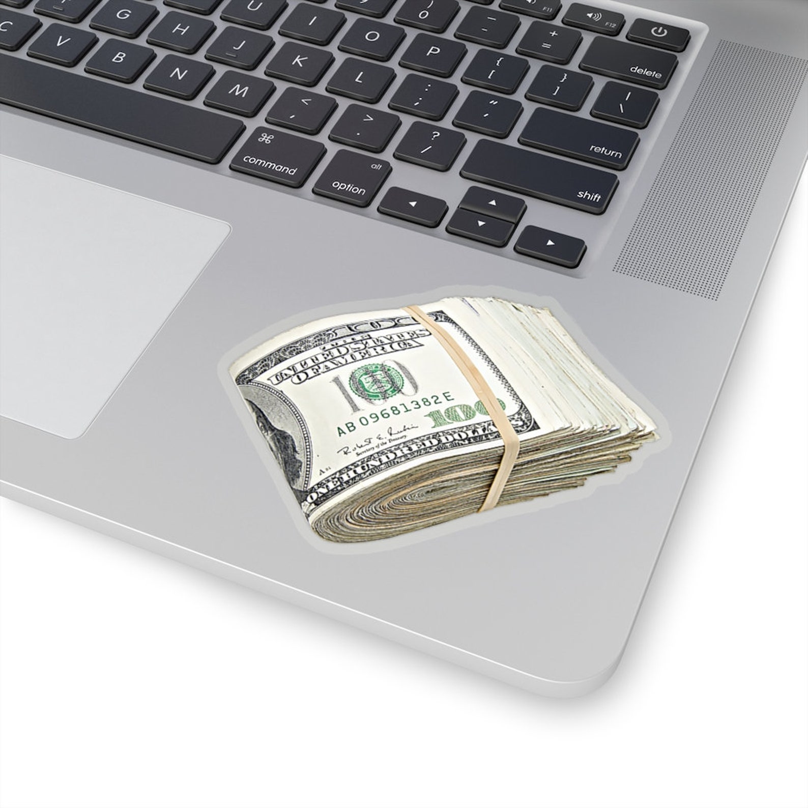 Banded Money Stack Sticker - Etsy