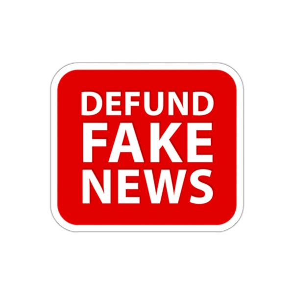 Fake News Sticker - Etsy