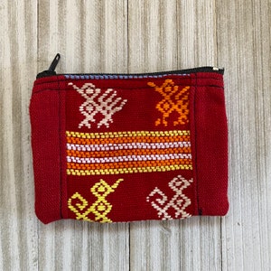 Colorful Small Guatemalan Mayan Bird Zippered Rosary Pouch/coin Purse ...