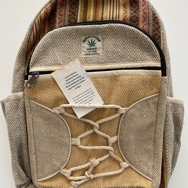Hemp Backpack - Etsy
