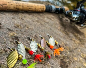 Chinook / Coho Roe Bug Spinner Fishing Lure - Etsy