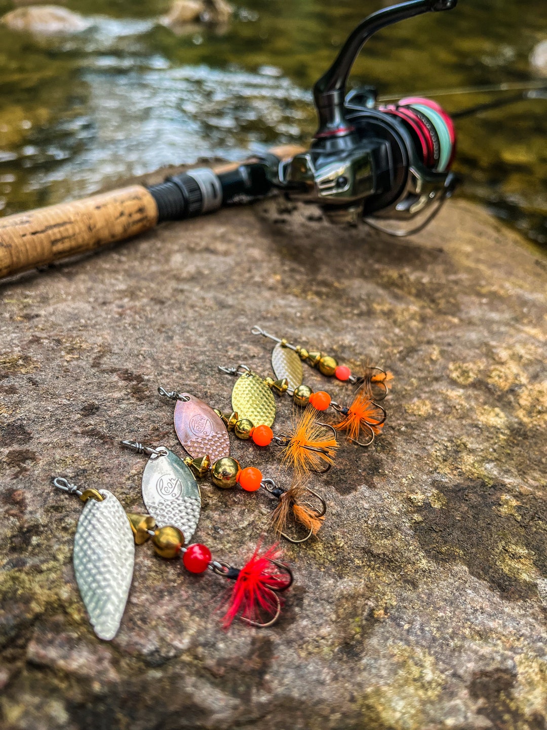 Handcrafted Spinner Lures Set No. 5 - Etsy