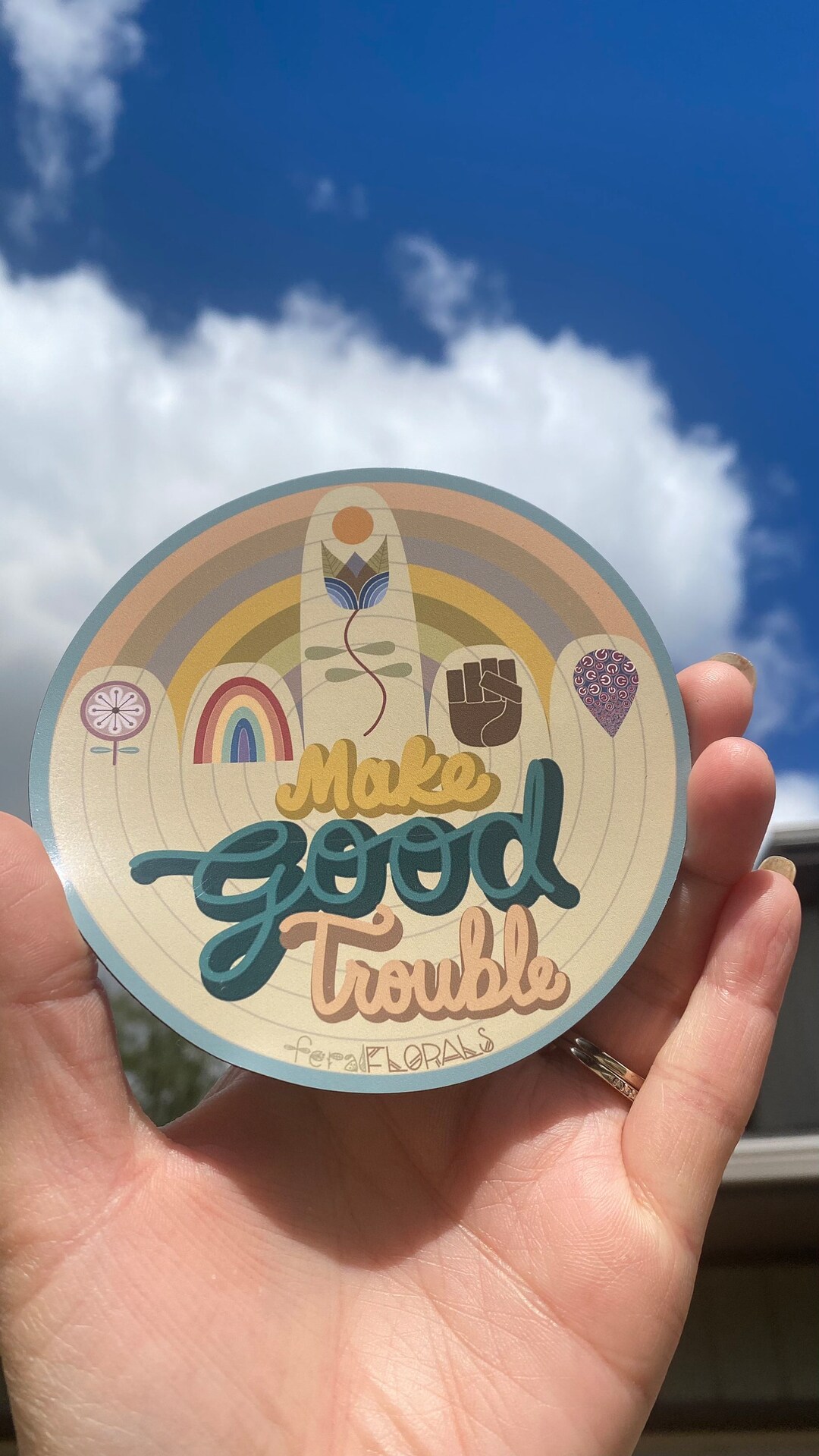 Make Good Trouble Magnet - Etsy