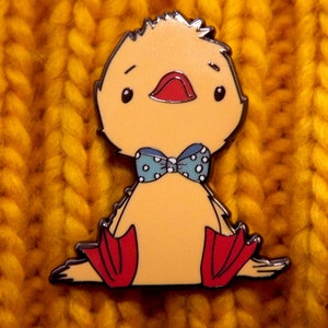 Dickens the Duck Hard Enamel Pin lillbits Creations - Etsy
