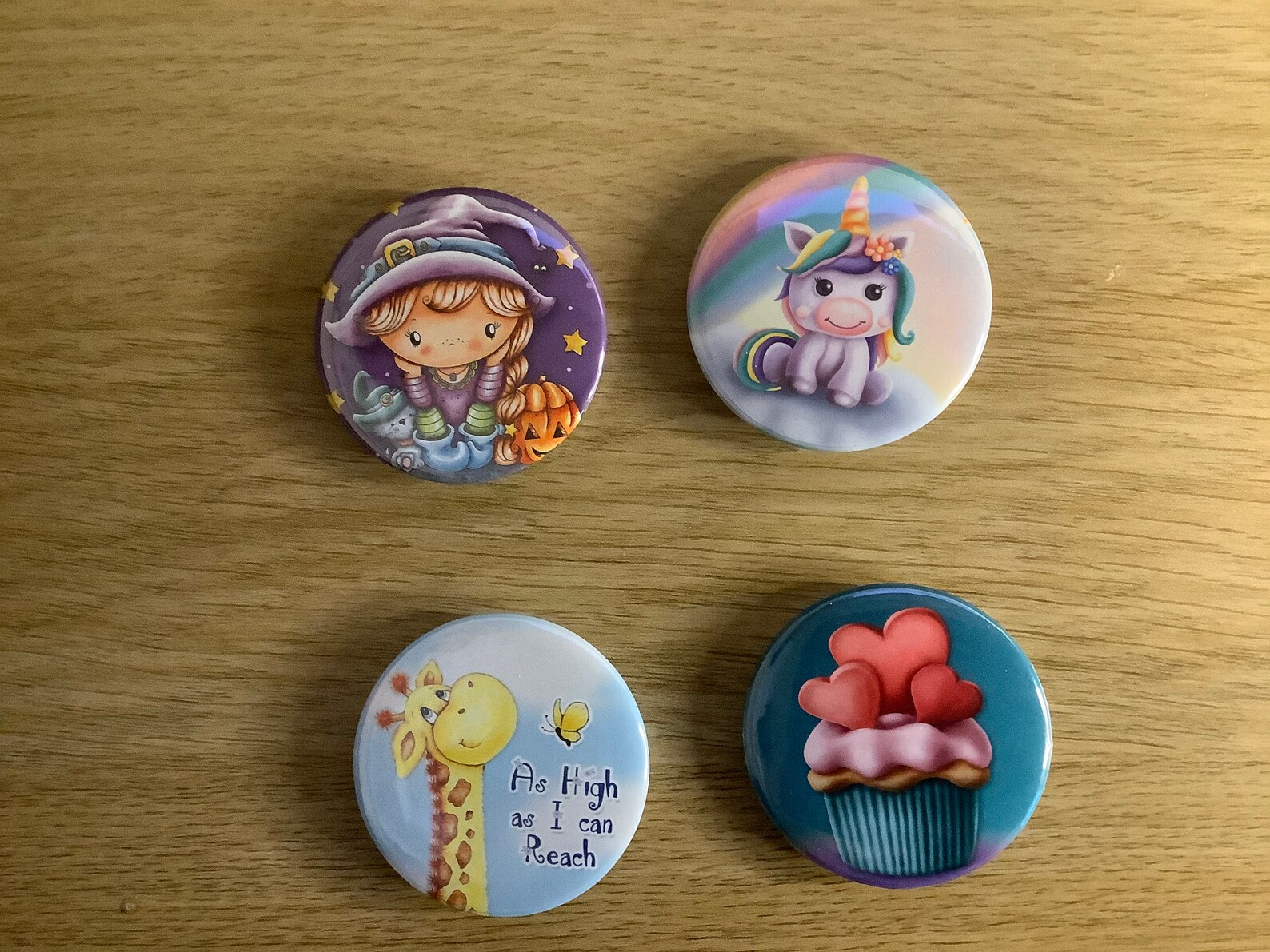 Button Badges - Lillbits Creations - Cute Button Badges Collection - Etsy