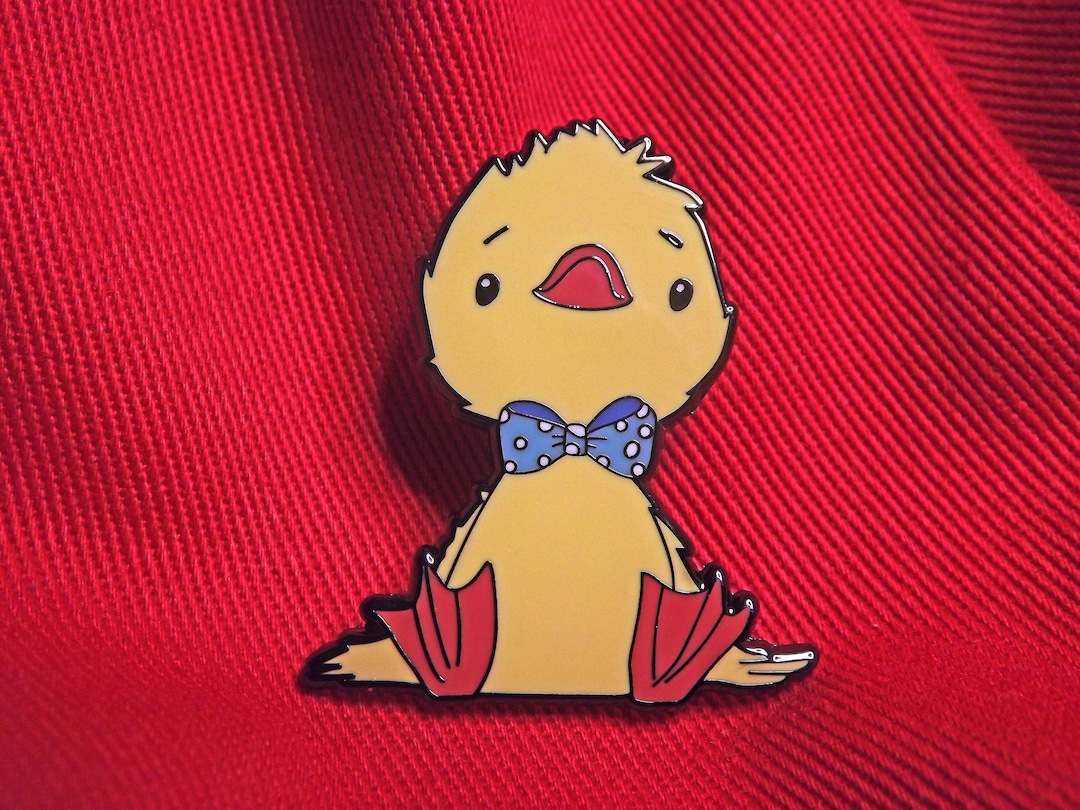 Dickens the Duck Hard Enamel Pin lillbits Creations - Etsy