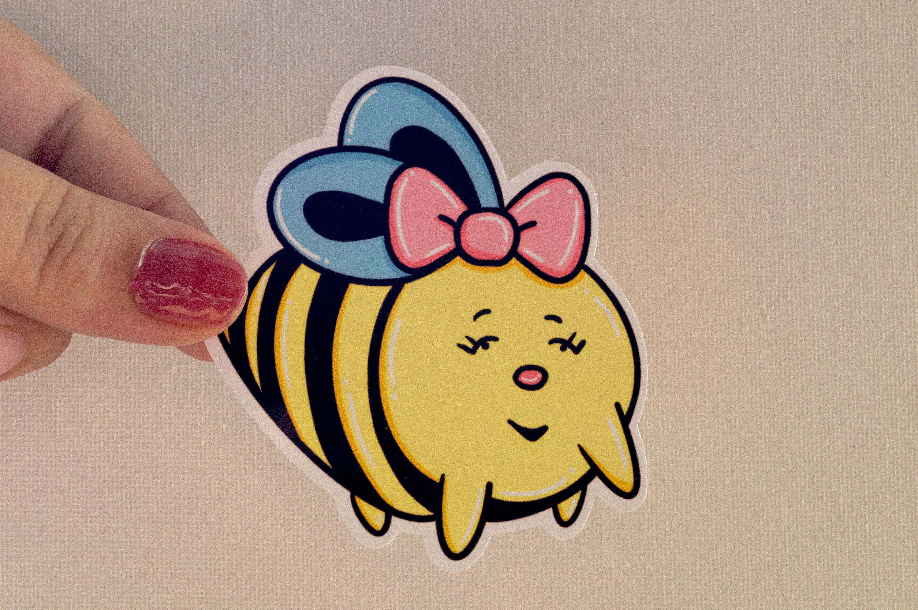 Cute Bumble Bee Sticker Die Cute Stickers Vinyl Stickers - Etsy