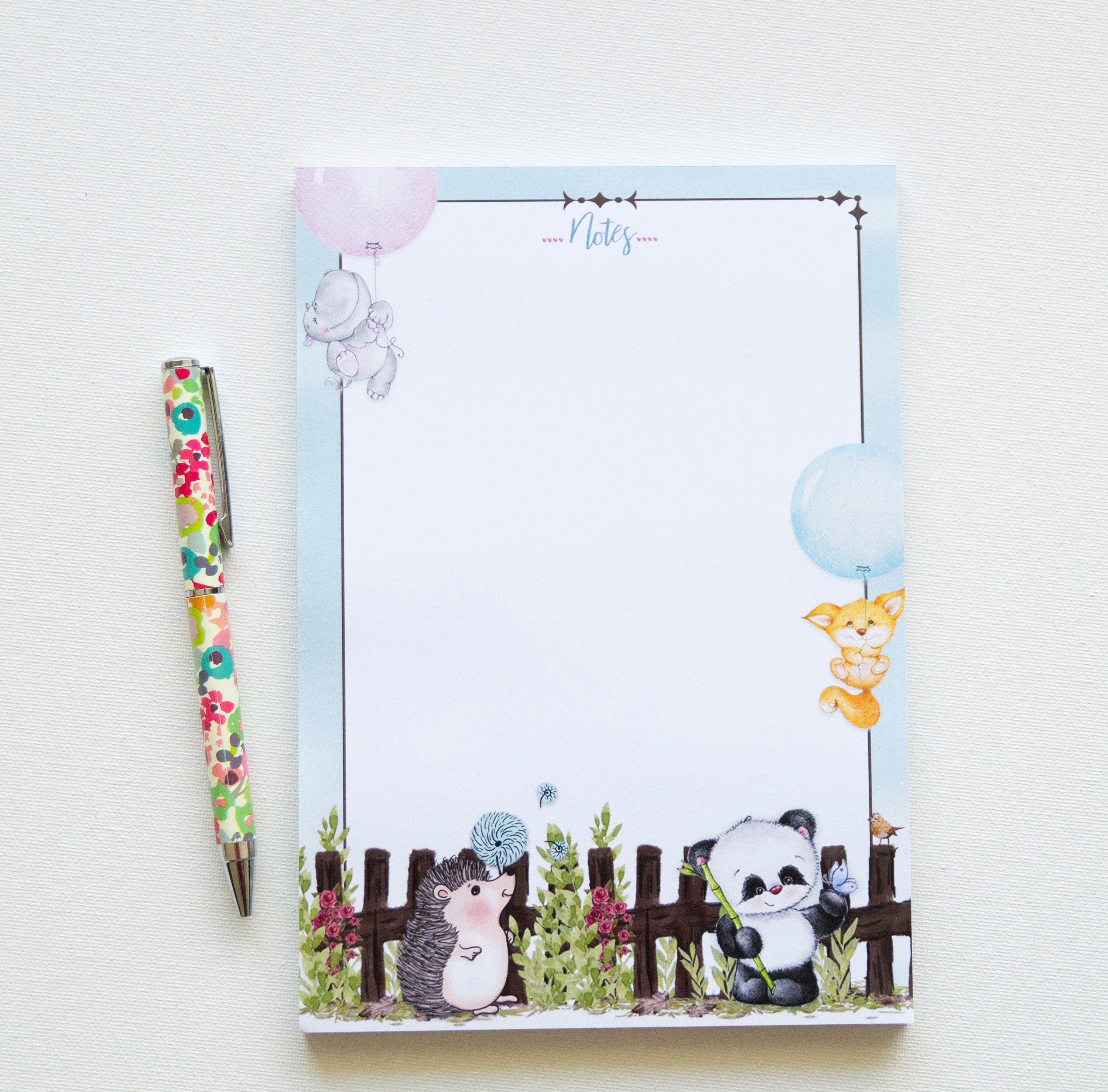 Lillbits A5 Notepad Cute A5 memo pad memo pads Lillbits | Etsy