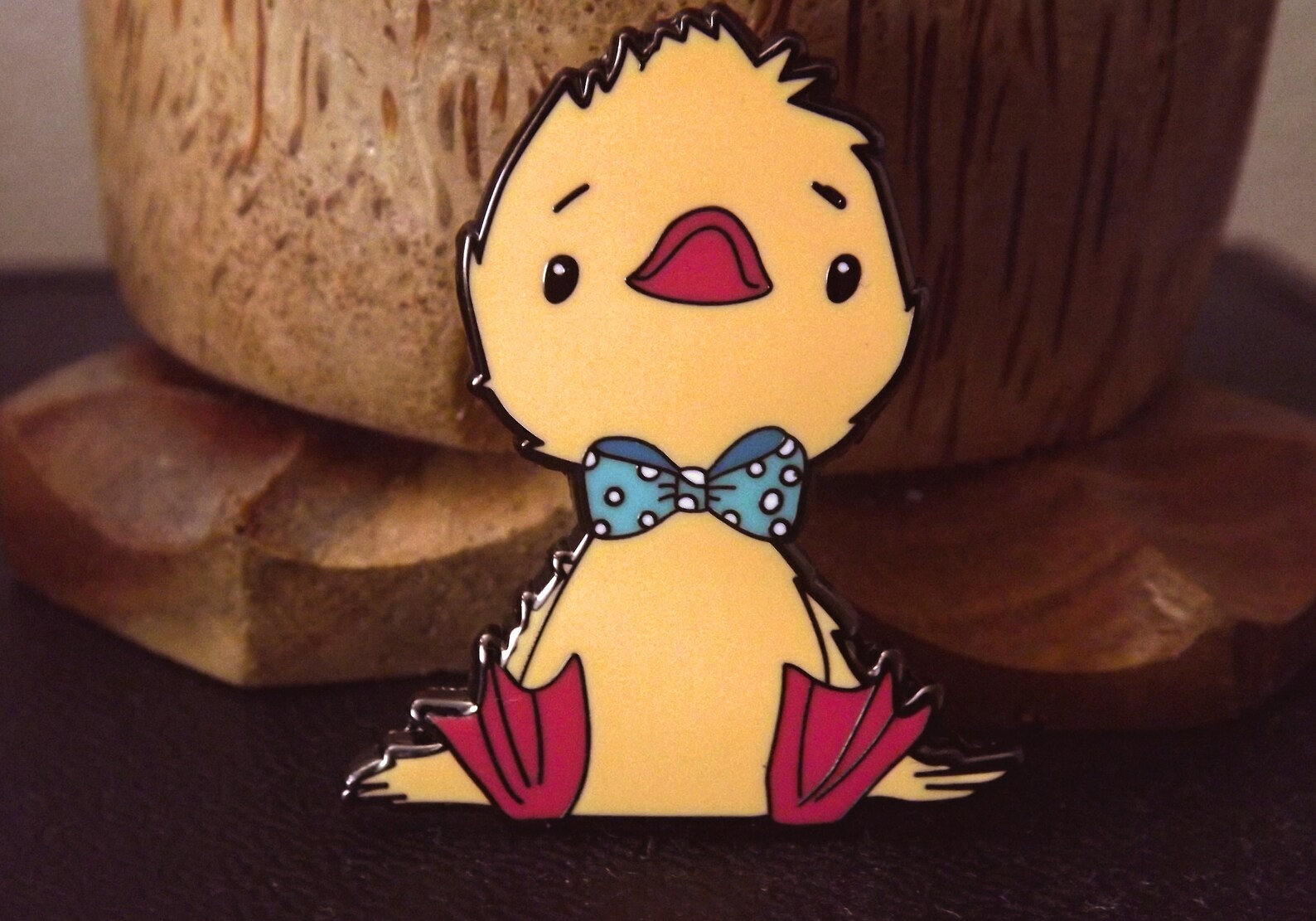 Dickens the Duck Hard Enamel Pin lillbits Creations - Etsy