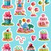 Candy Land Cute Stickers Lillbits Sweet Candy Land Stickers Planner ...