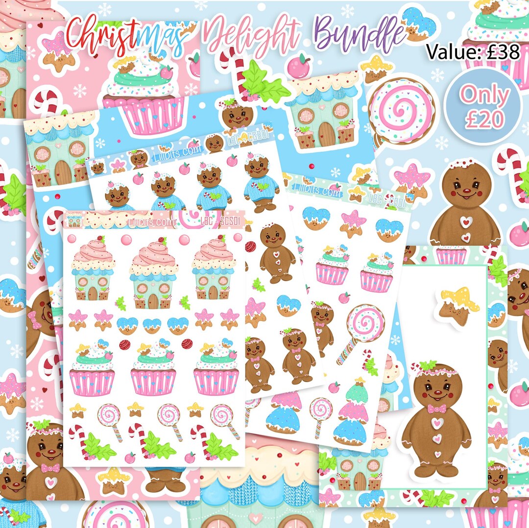 Christmas Delight Stationery Bundle - Etsy