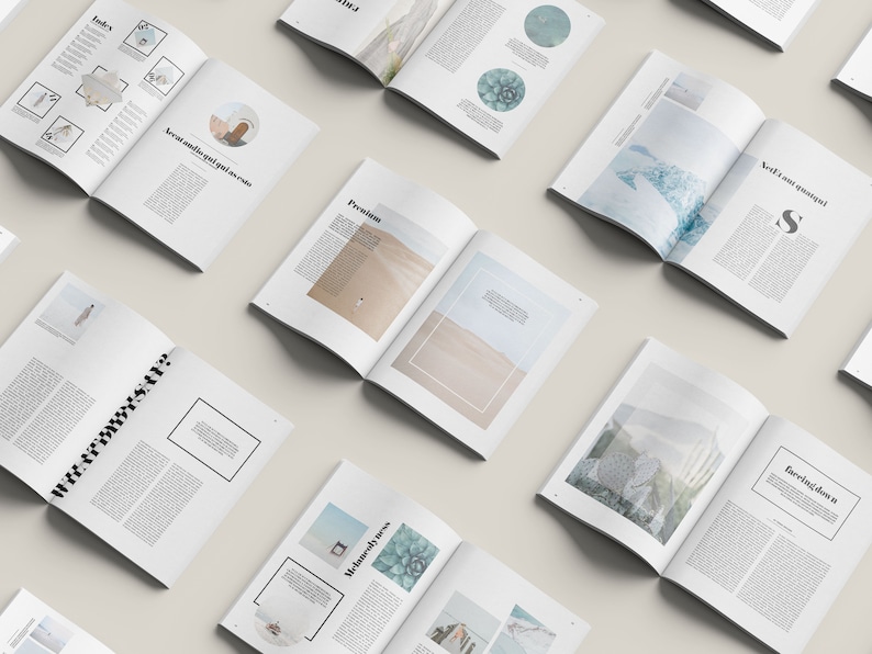 LONDON 40 Pages Magazine Layout | A4 Brochure Layout | Photography ...