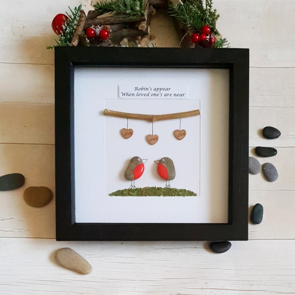 Robin Pebble Art - Etsy UK