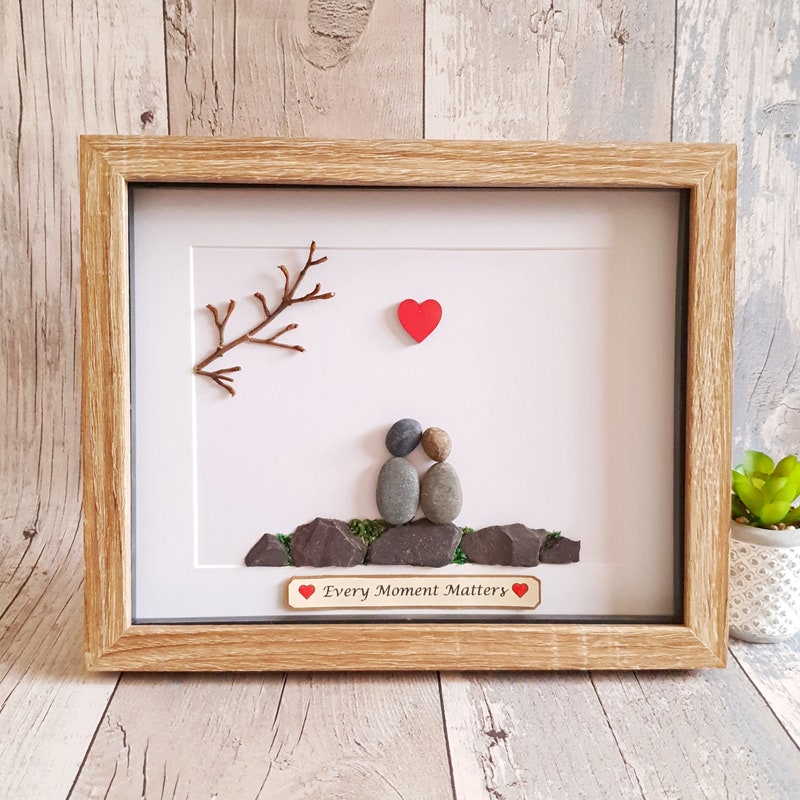 Pebble Art Couple - Etsy