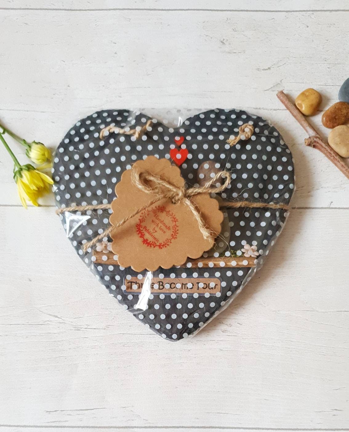 Pebble Art Mum Gift: Slate Heart, Mother & Child - Etsy