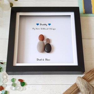 Dad Gift, Fathers Day Pebble Art, Unique Gift for Dad, Dad Gift From ...