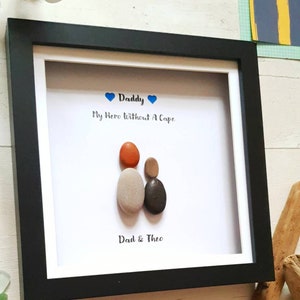 Dad Gift, Fathers Day Pebble Art, Unique Gift for Dad, Dad Gift From ...