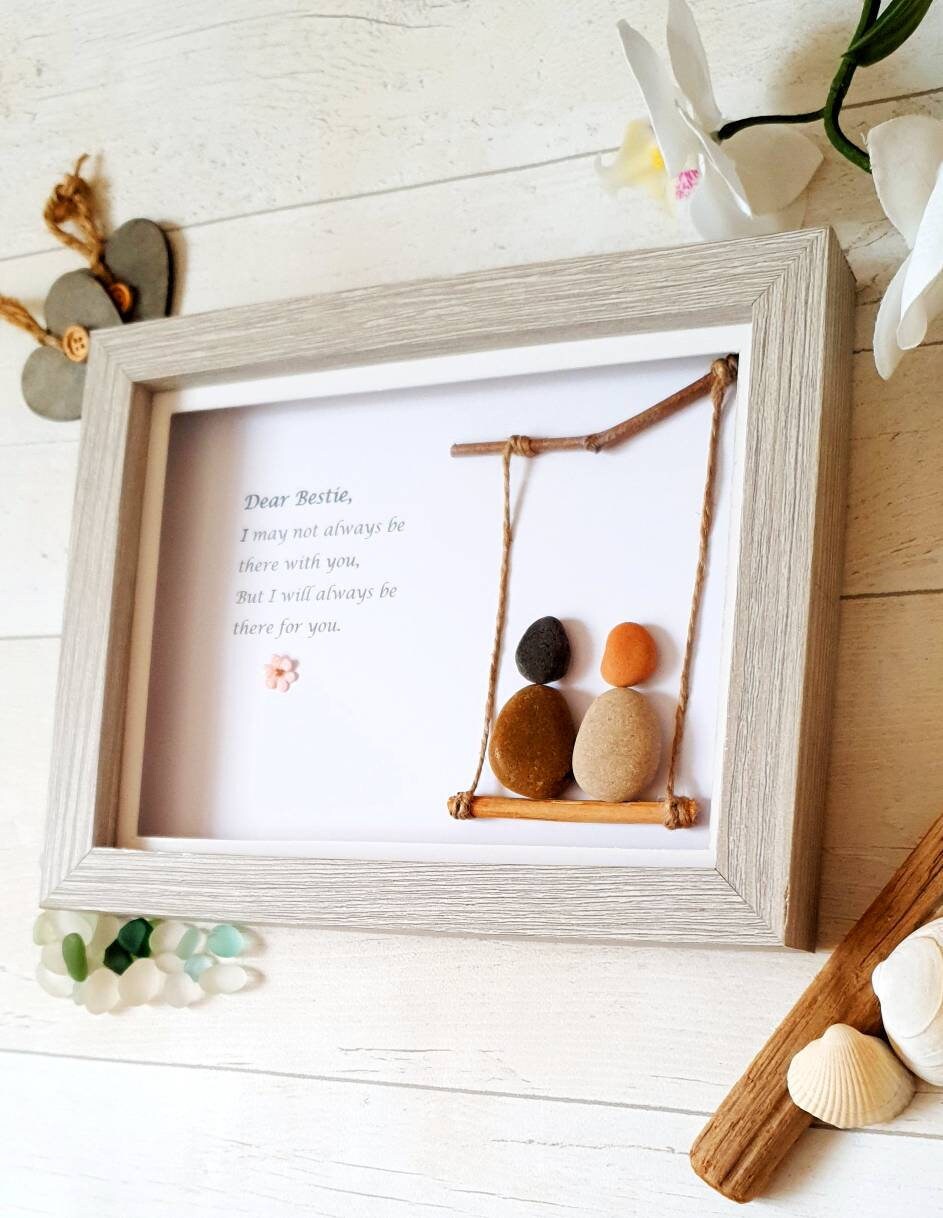Personalised Best Friend Pebble Artfriendship Pebble Art | Etsy UK