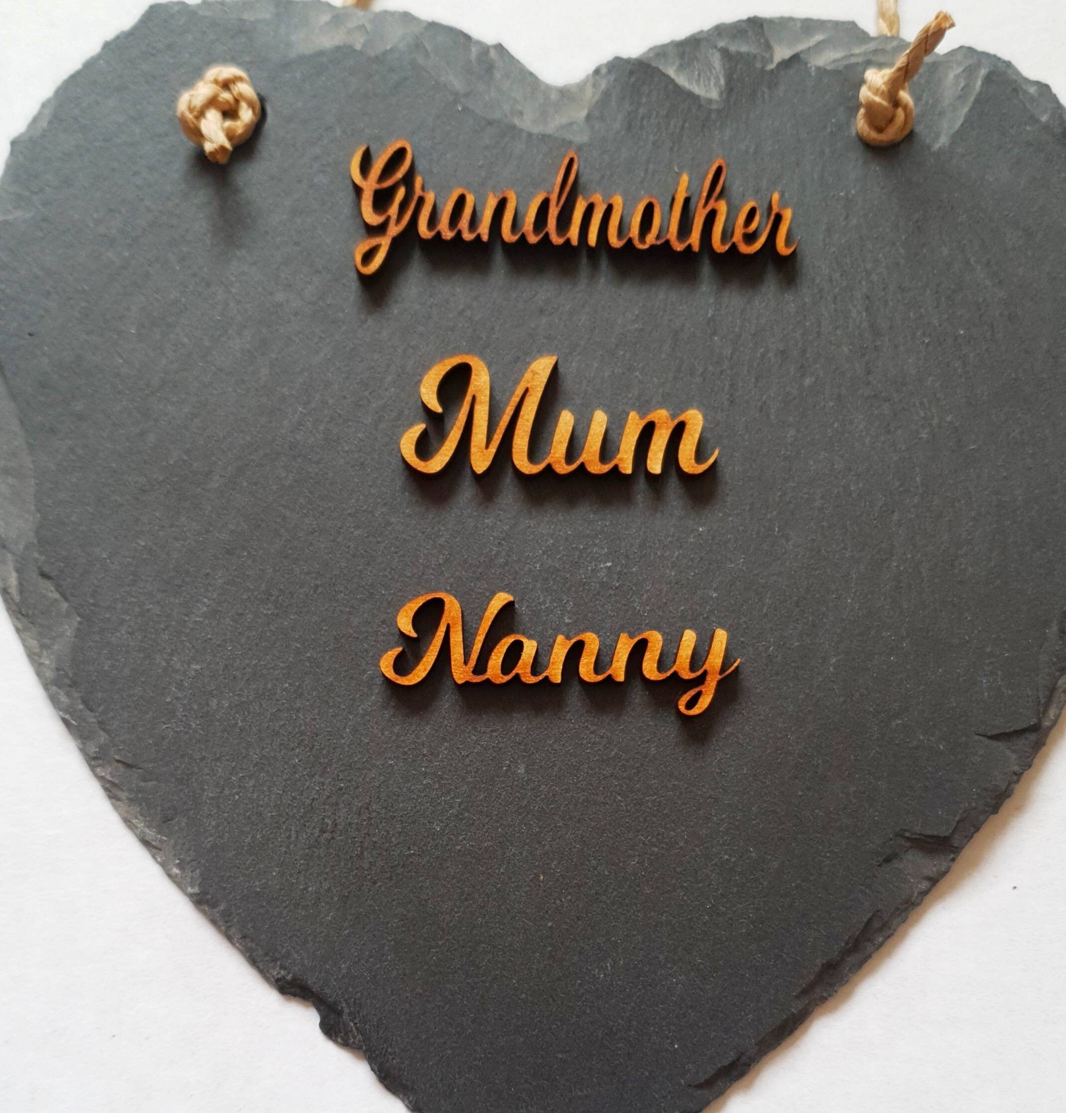Pebble Art Mum Gift: Slate Heart, Mother & Child - Etsy