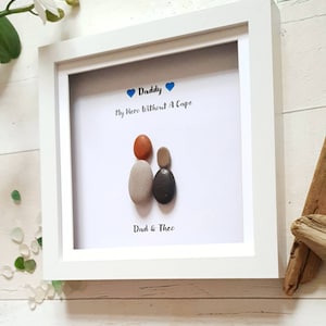 Dad Gift, Fathers Day Pebble Art, Unique Gift for Dad, Dad Gift From ...