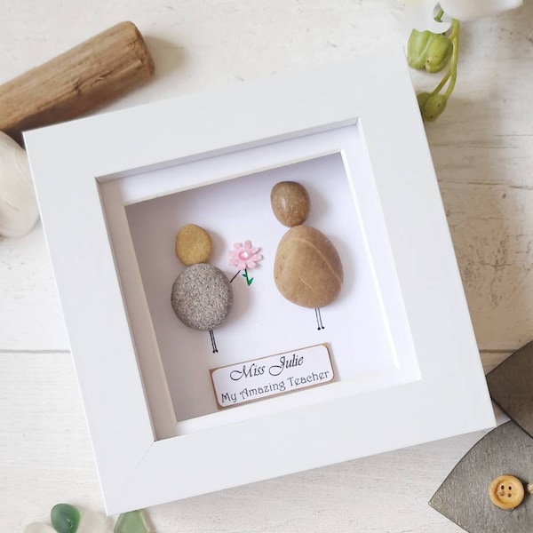 Teacher Pebble Art - Etsy