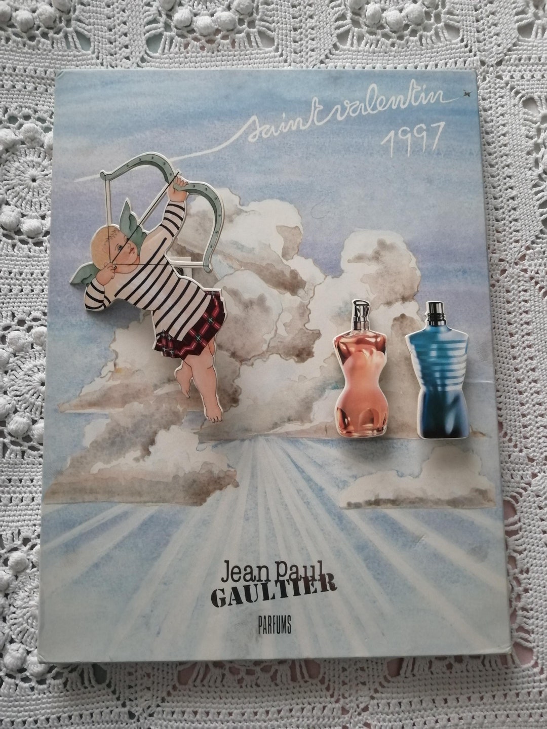 Triptych Perfume Poster Jean Paul Gaultier Valentine's Day 1997. - Etsy UK